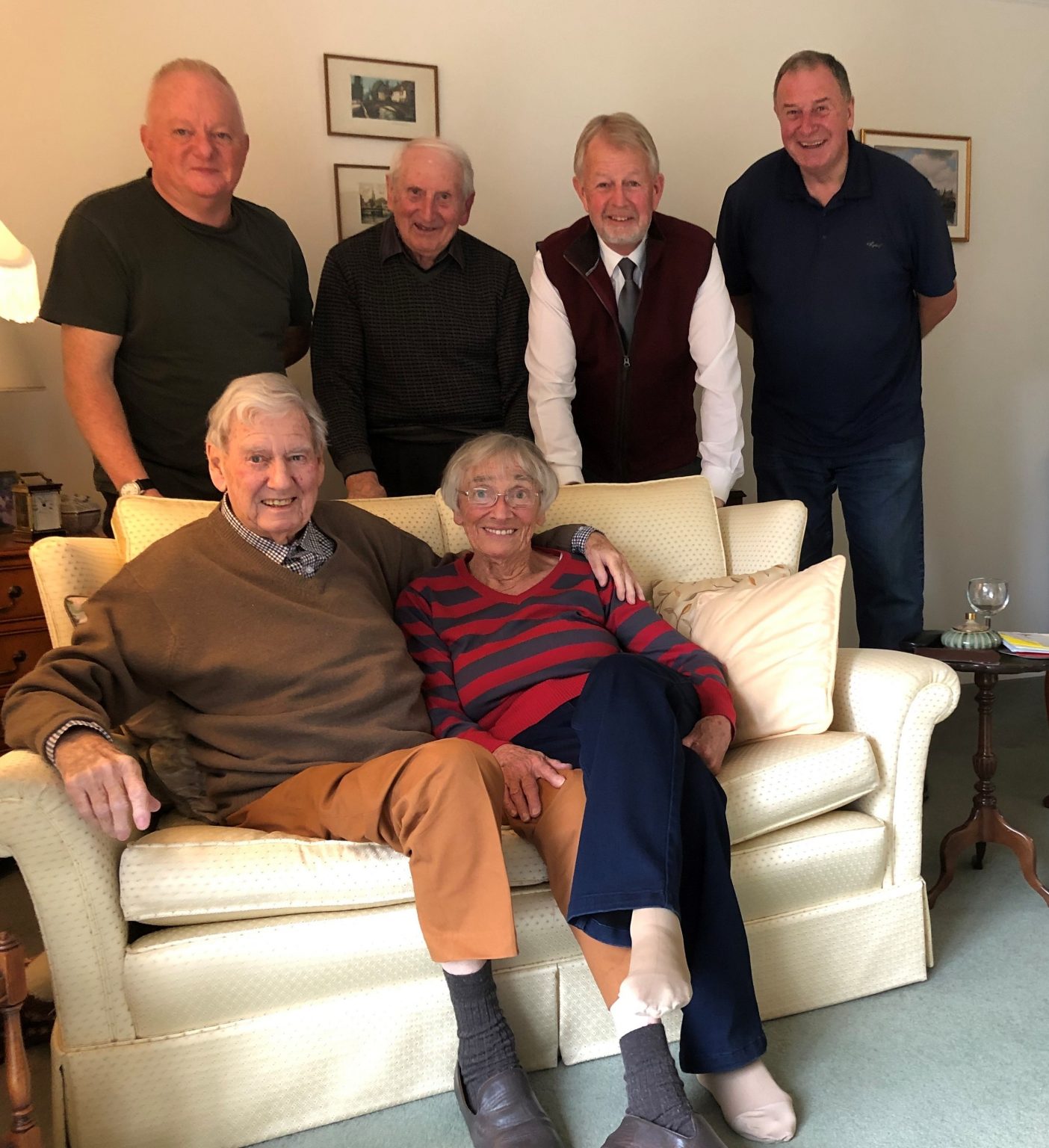 Lodge members surprise Peter on his 90th Birthday - Provincial Grand ...