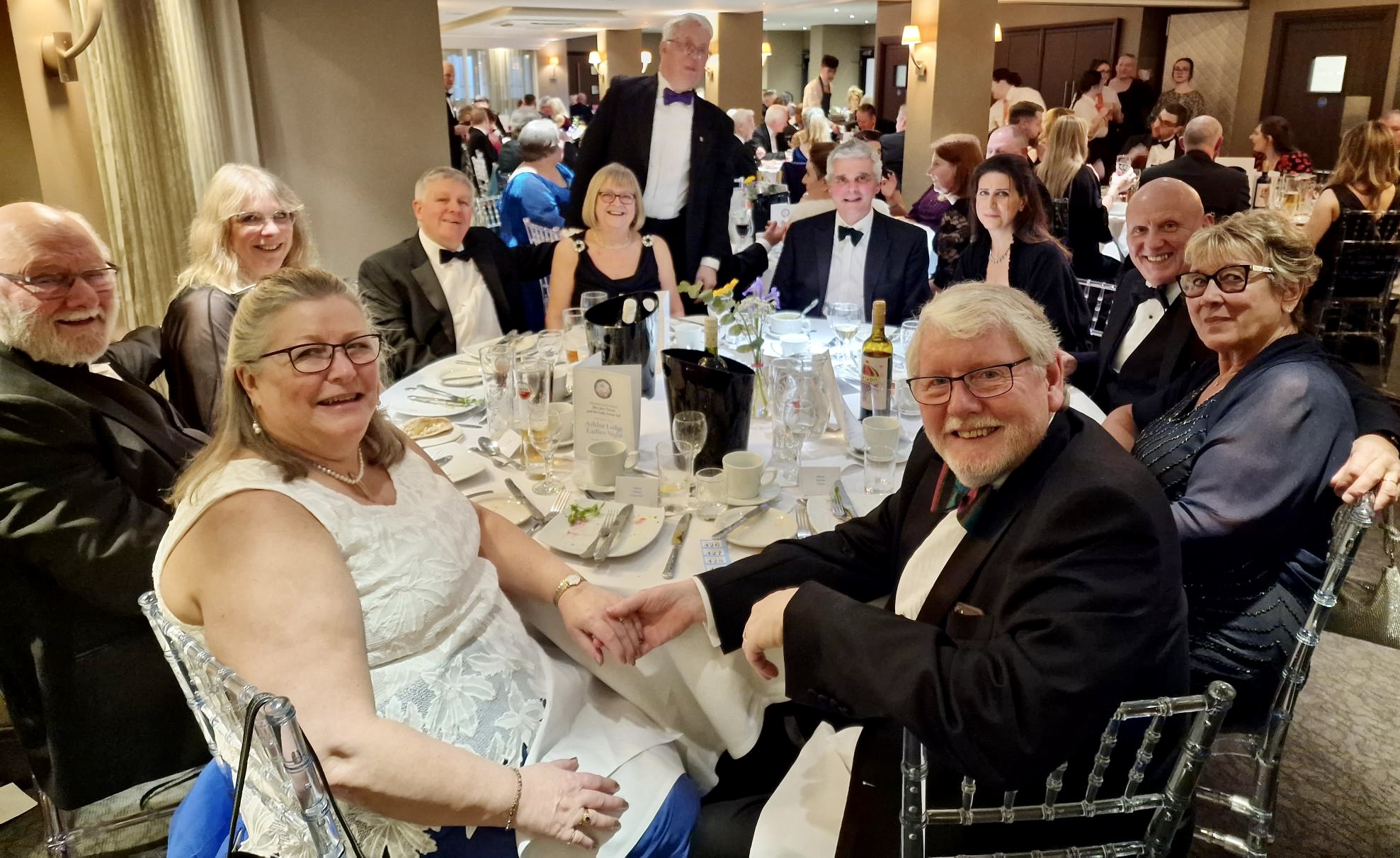 Lincoln Freemasons share £1,000 between two charities after night out ...